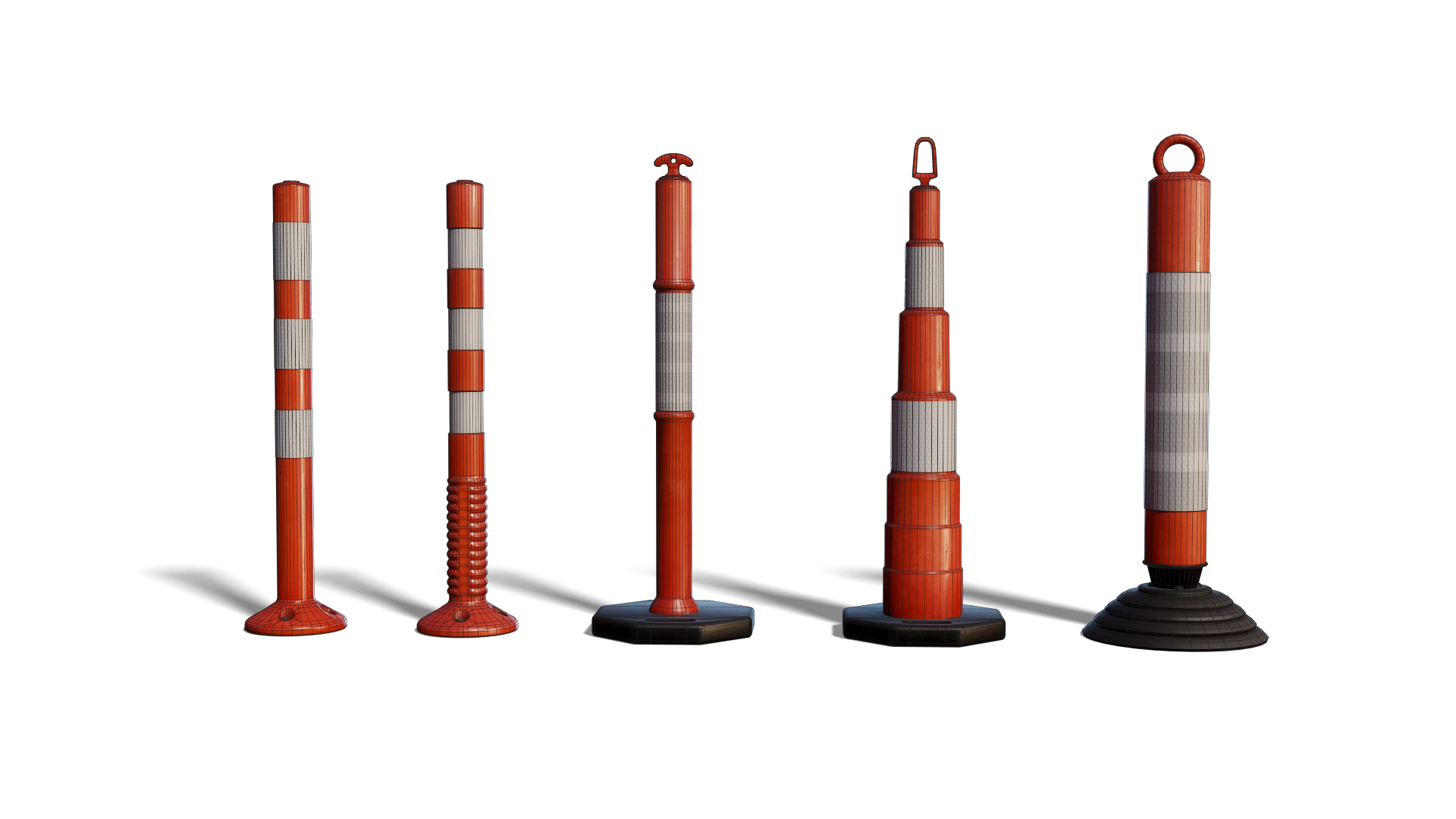 3D WarningPost 3D Model Pack Model - TurboSquid 1748785