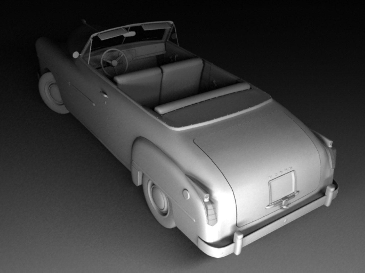 Dodge Coronet Convertible 3d Max