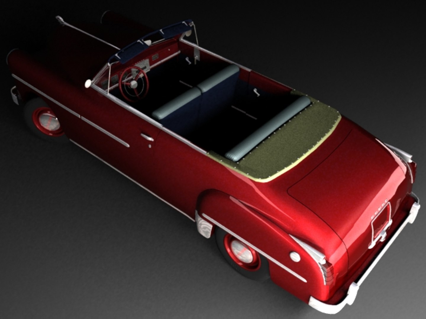 Dodge Coronet Convertible 3d Max