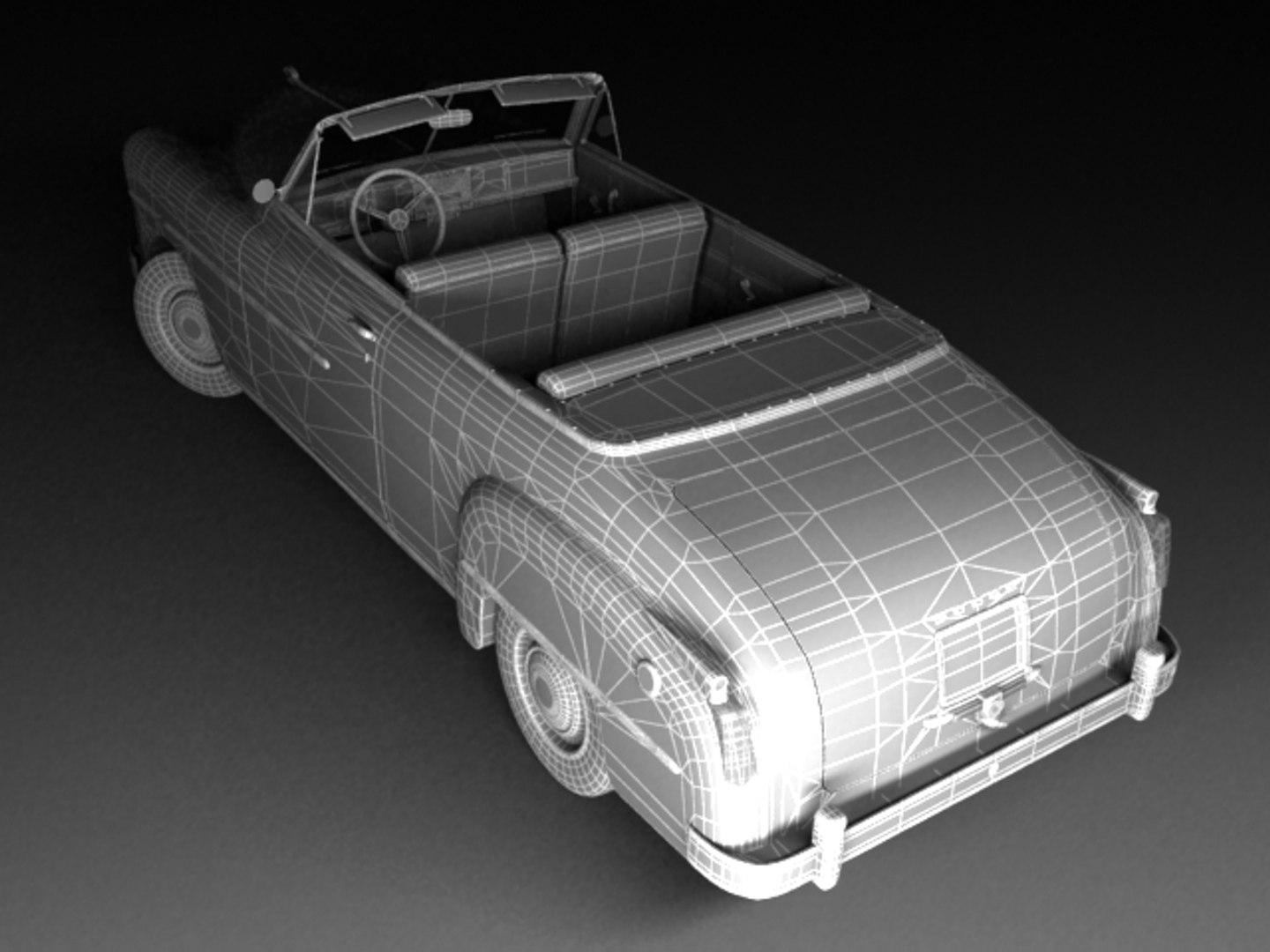 Dodge Coronet Convertible 3d Max