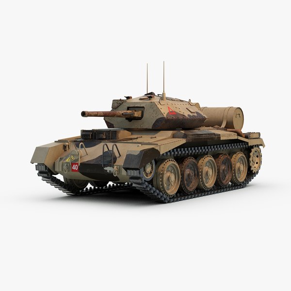 3d 3ds crusader tanks