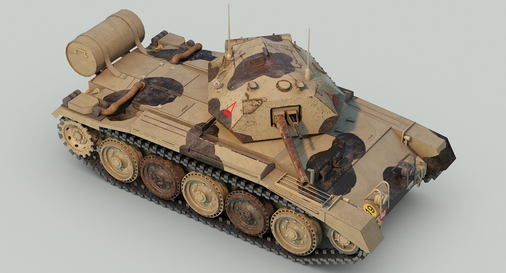 3d 3ds Crusader Tanks
