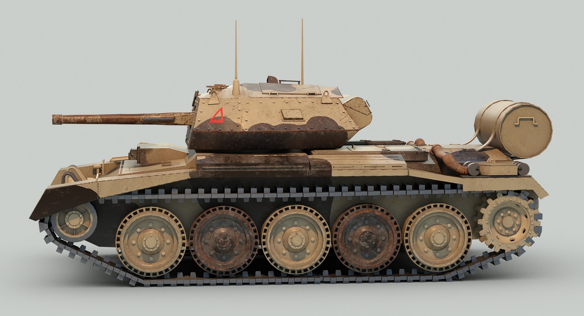 3d 3ds Crusader Tanks
