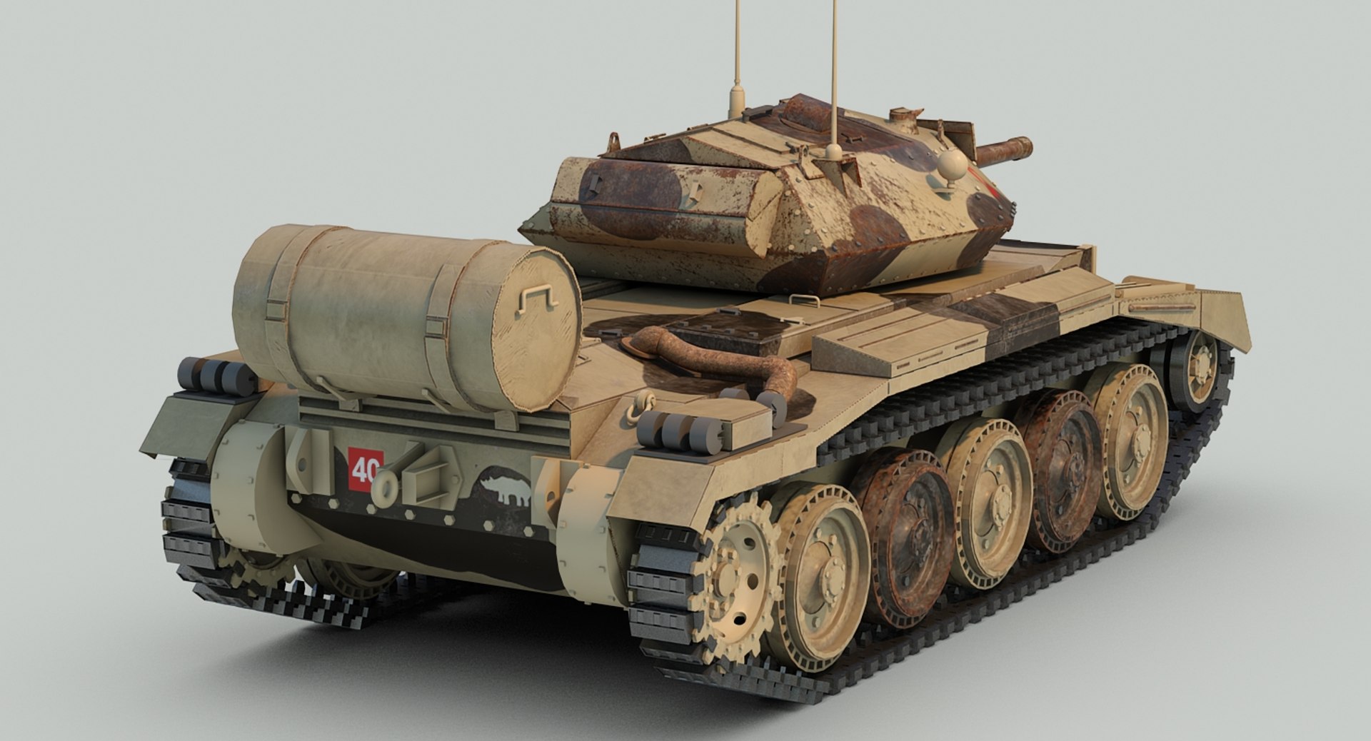 3d 3ds Crusader Tanks