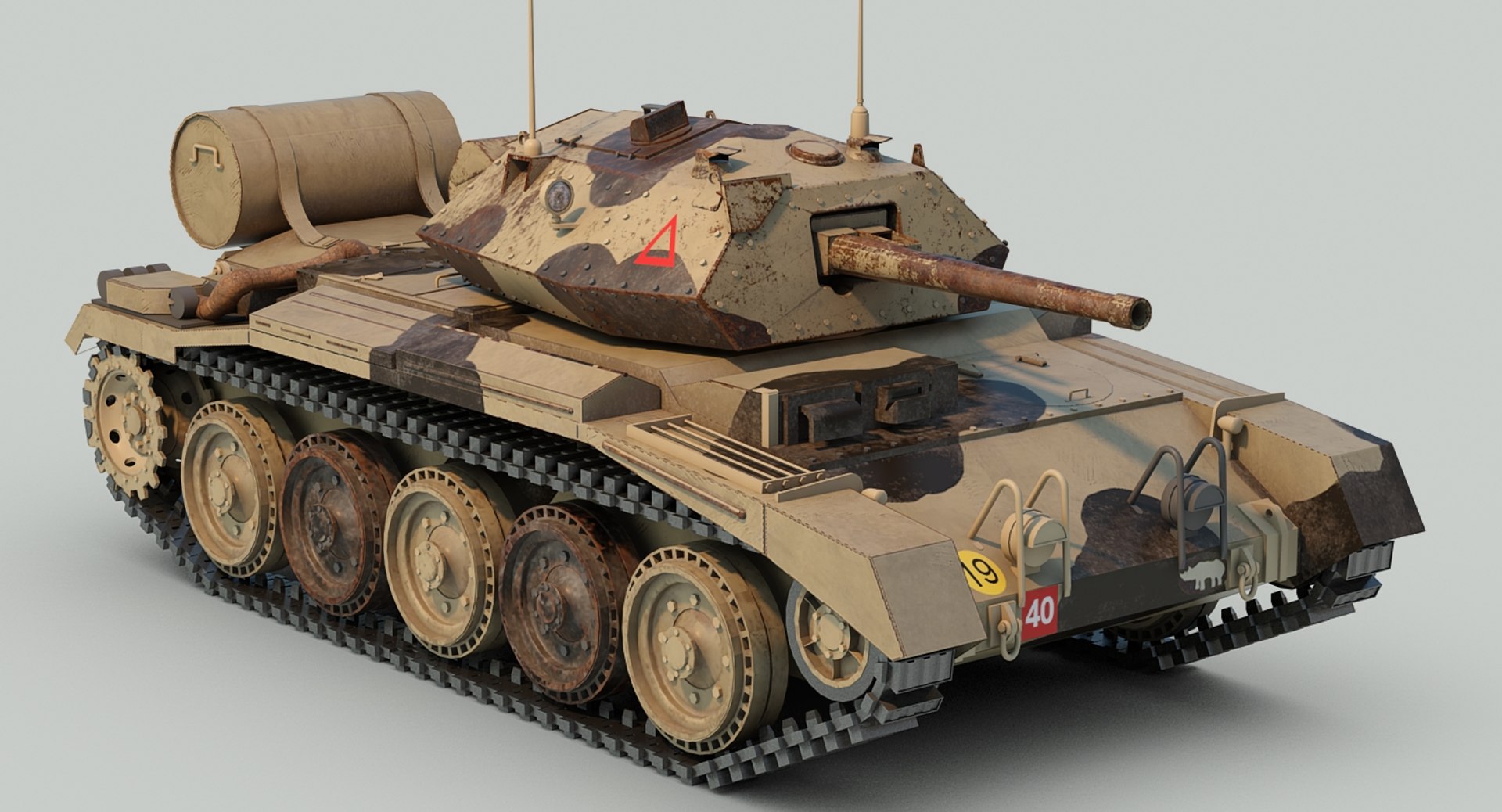 3d 3ds Crusader Tanks
