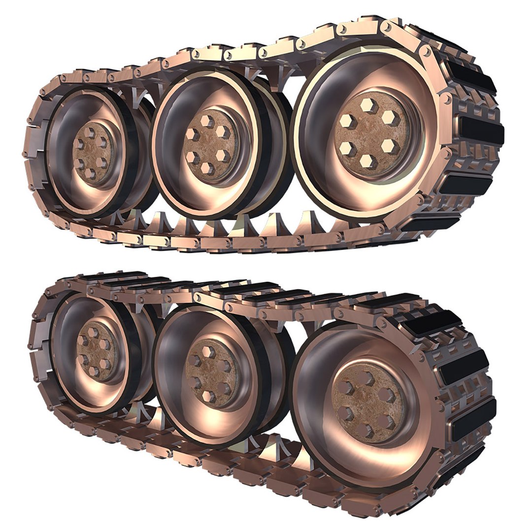 Continuous Tracks 3D Model - TurboSquid 1390710