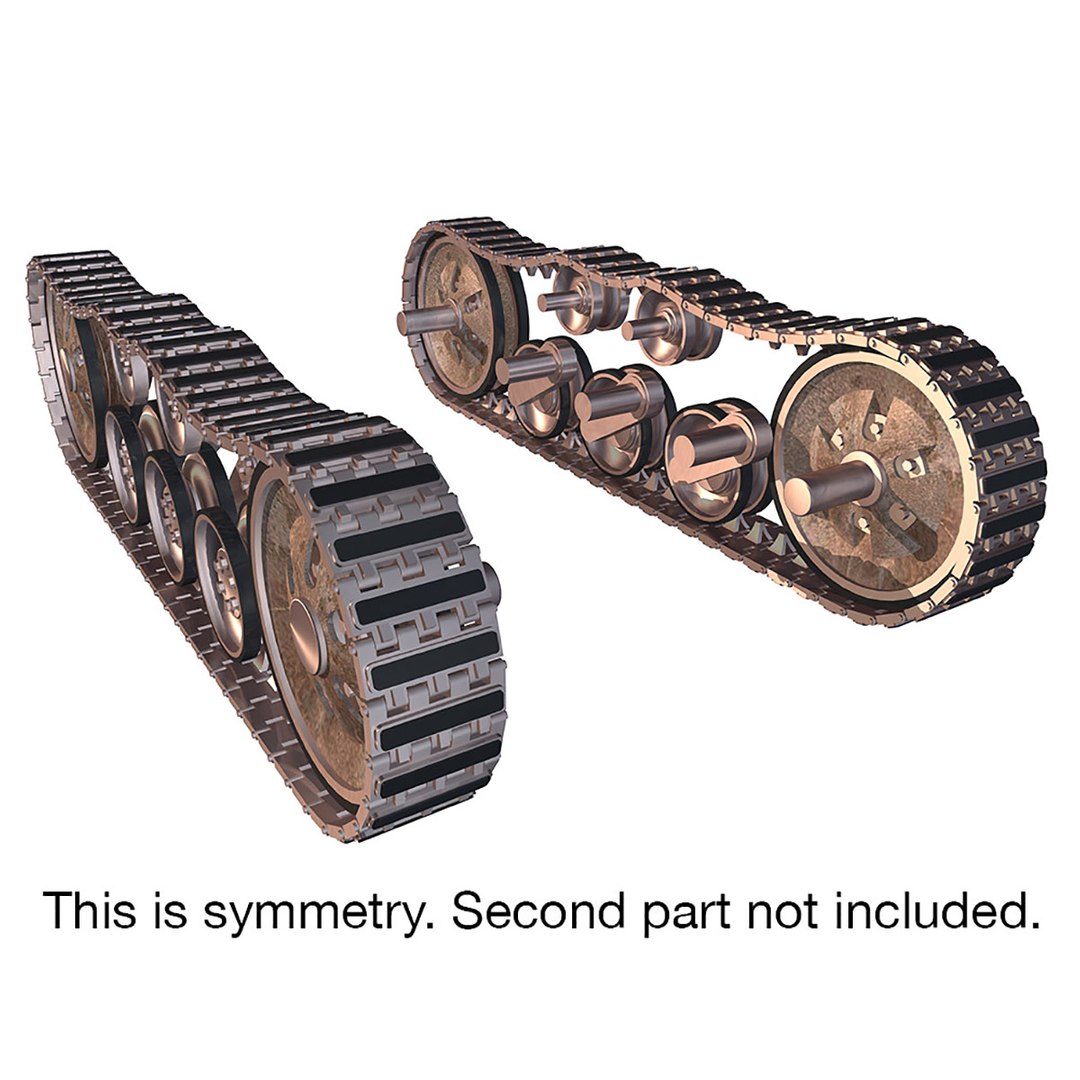 Continuous Tracks 3D Model - TurboSquid 1390710