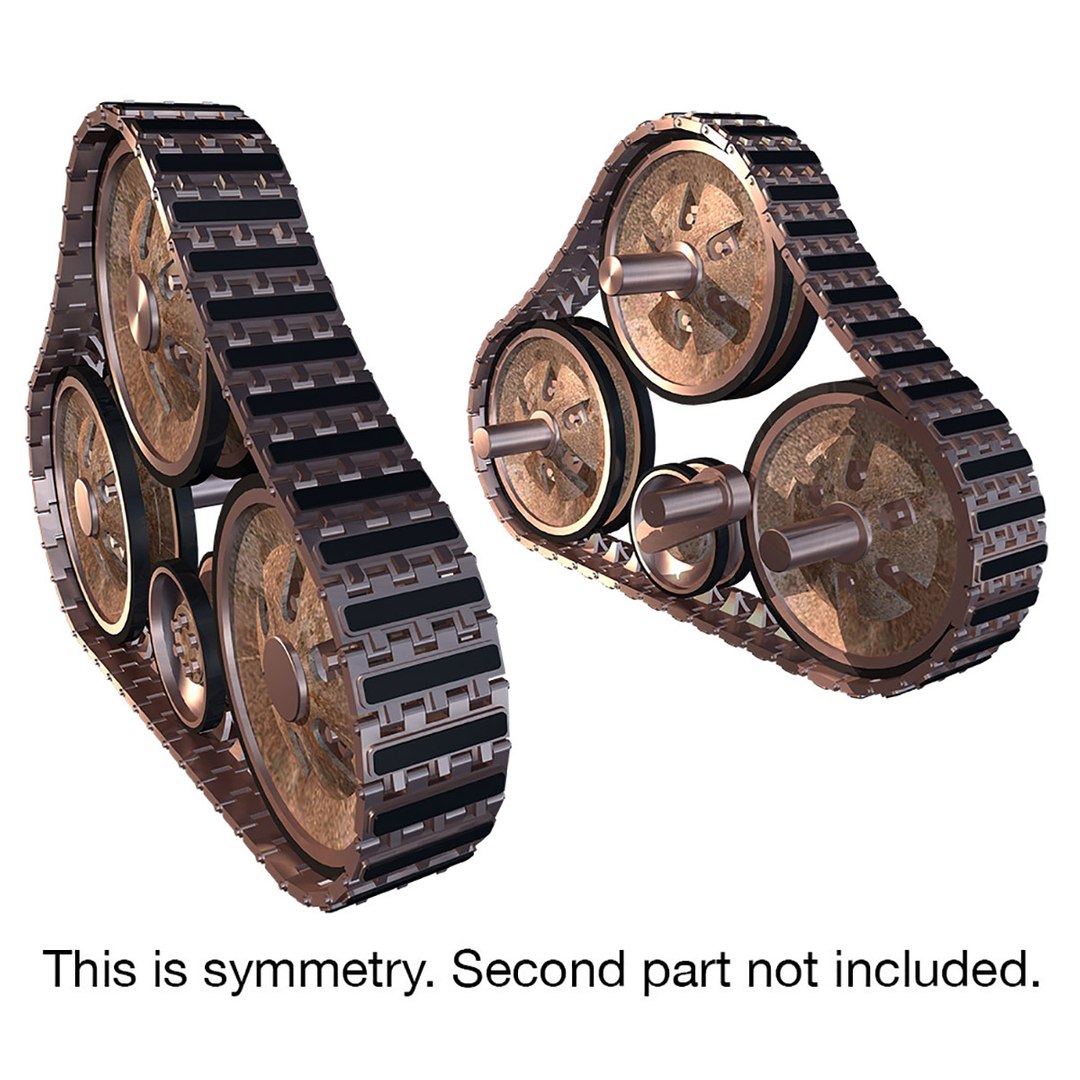 Continuous Tracks 3D Model - TurboSquid 1390710