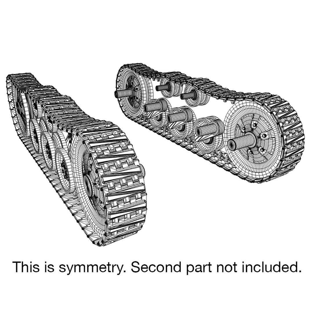 Continuous Tracks 3D Model - TurboSquid 1390710