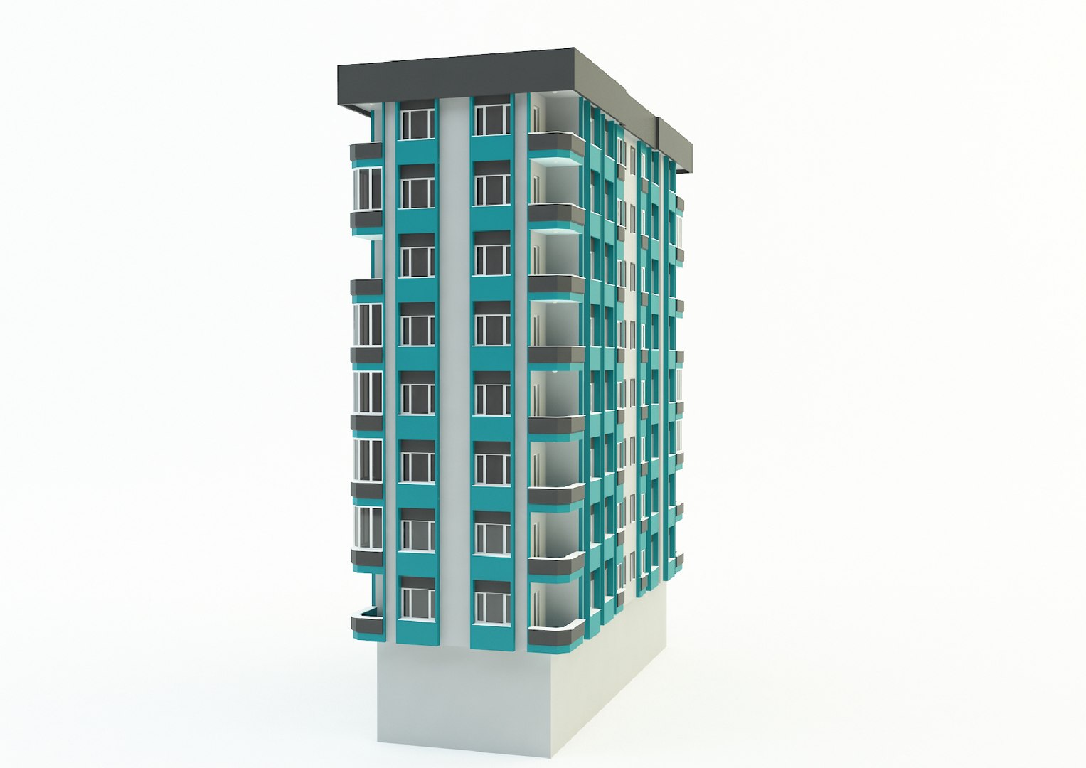 3D Building House 3d - TurboSquid 1967461