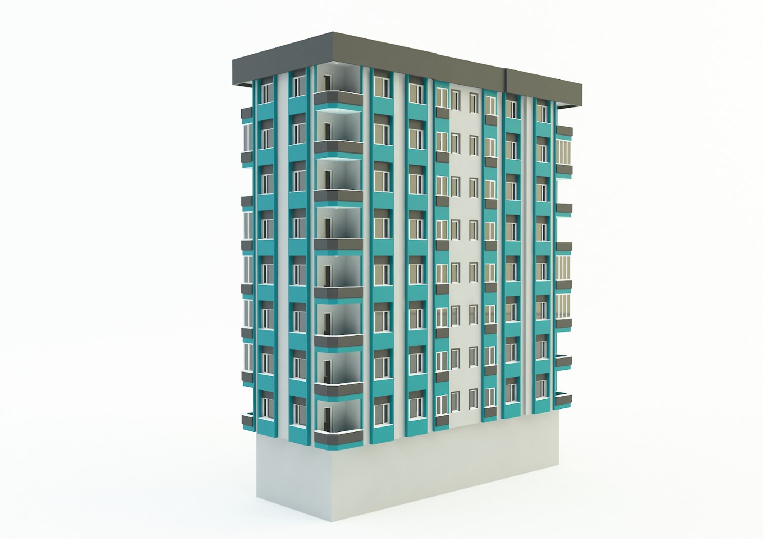 3D Building House 3d - TurboSquid 1967461