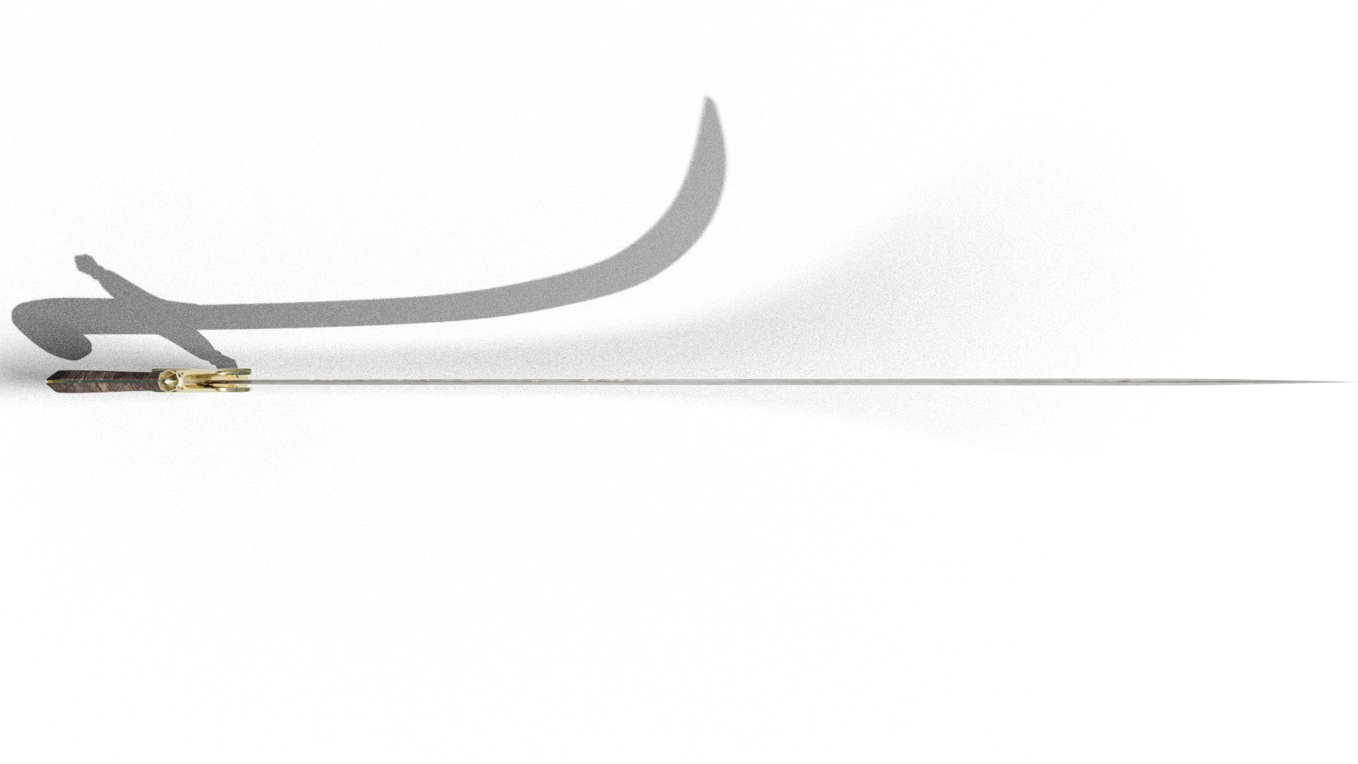 3D Model Ottoman Sword - TurboSquid 1679528