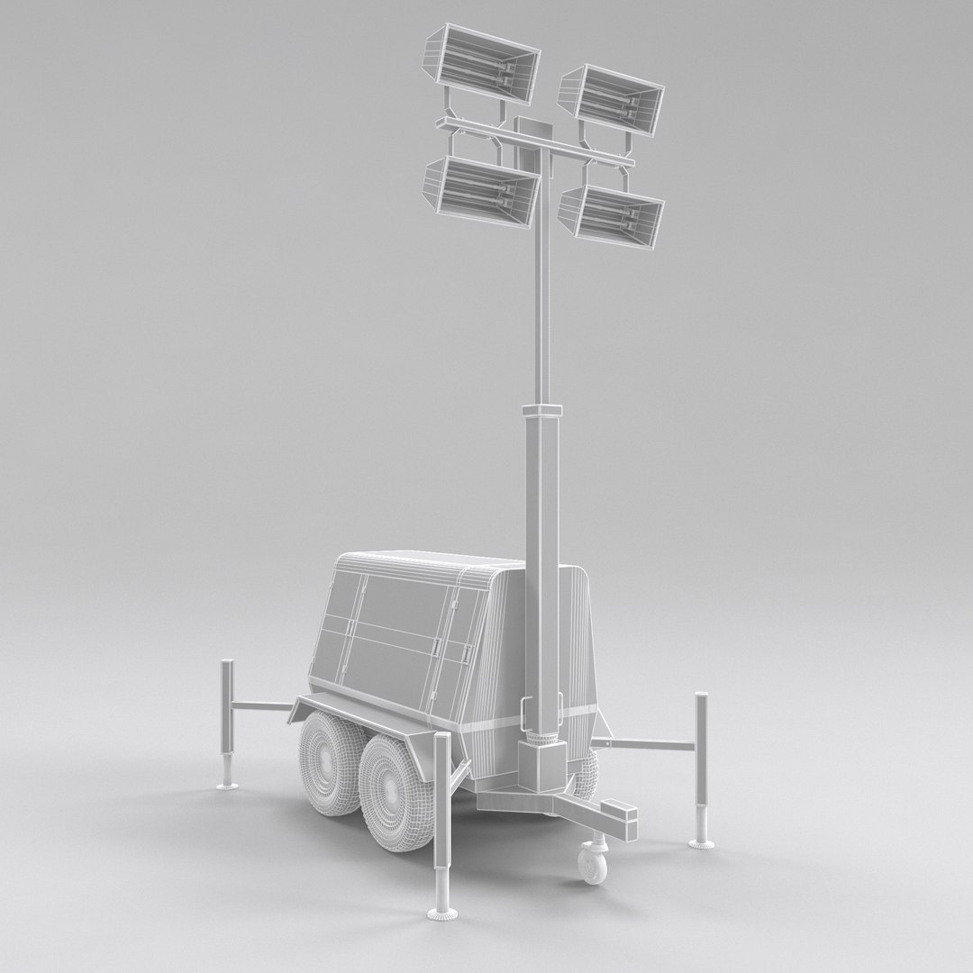 3d Model Tower Light Generator