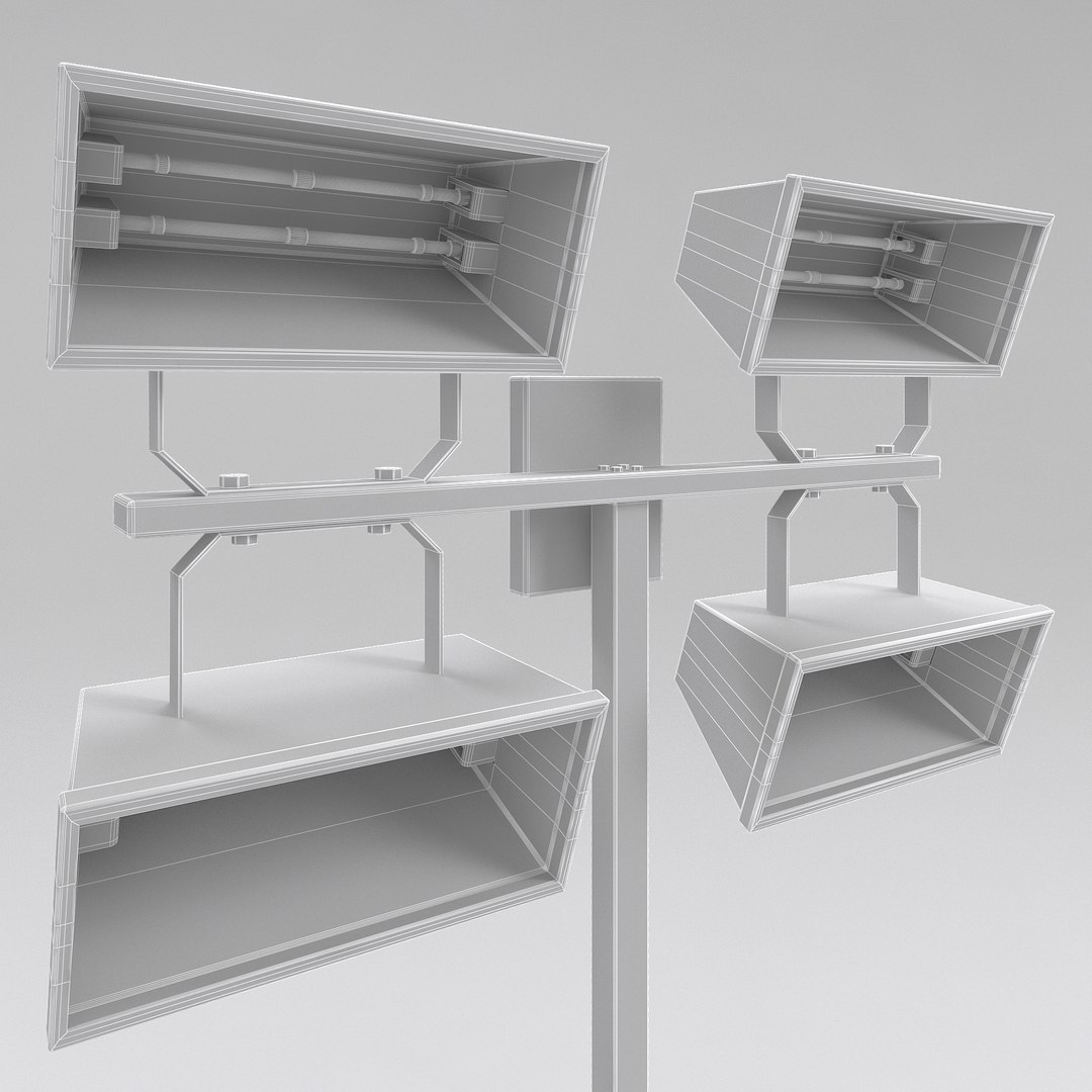 3d Model Tower Light Generator
