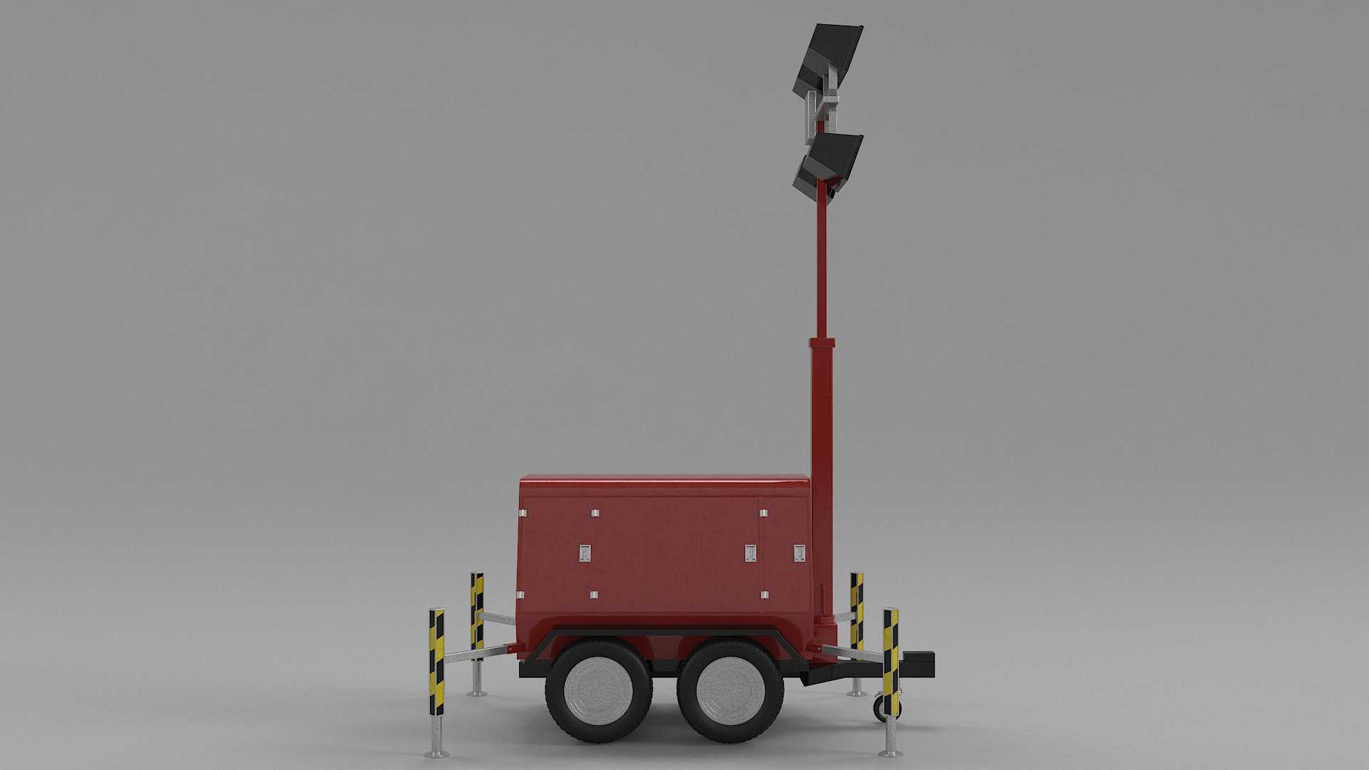 3d Model Tower Light Generator