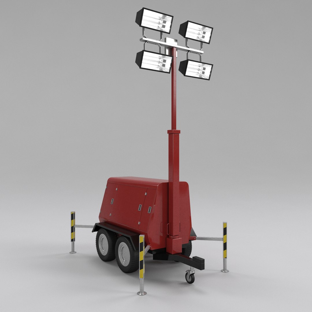 3d Model Tower Light Generator