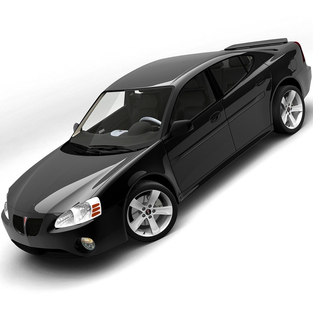 3d Pontiac Grand Prix 2008 Model