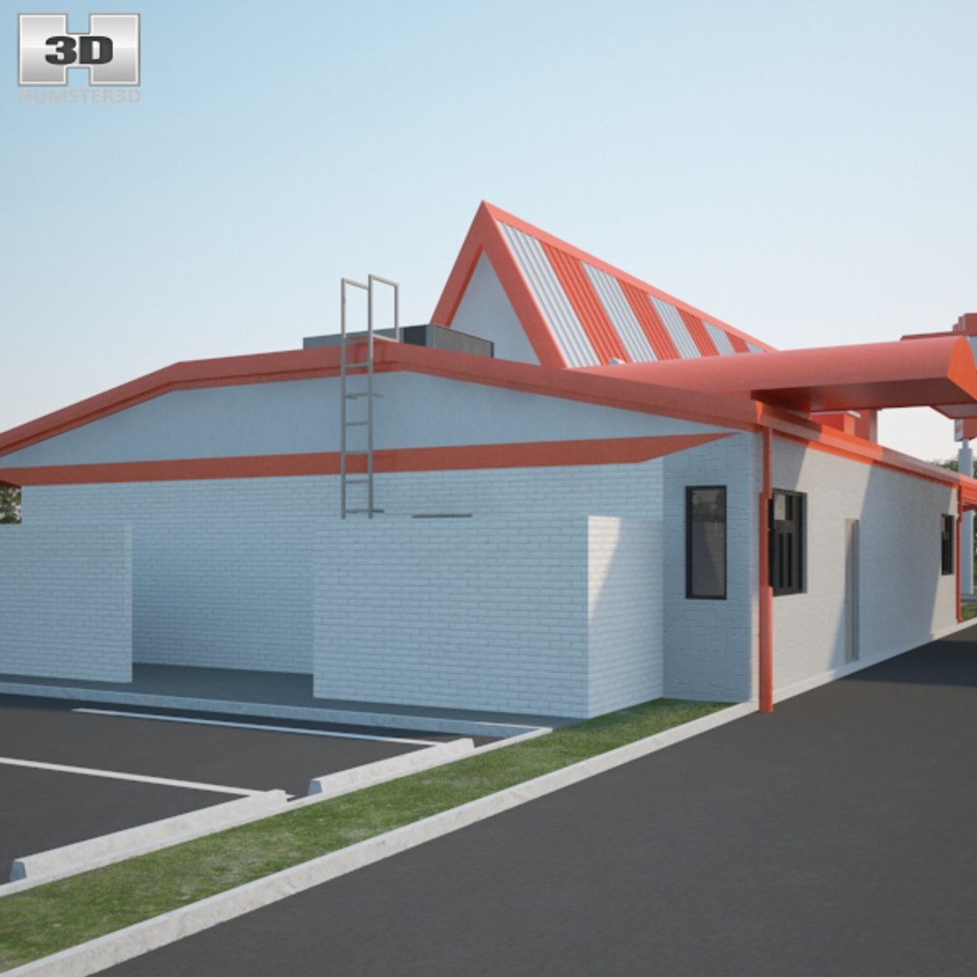 3D model whataburger restaurant - TurboSquid 1264928