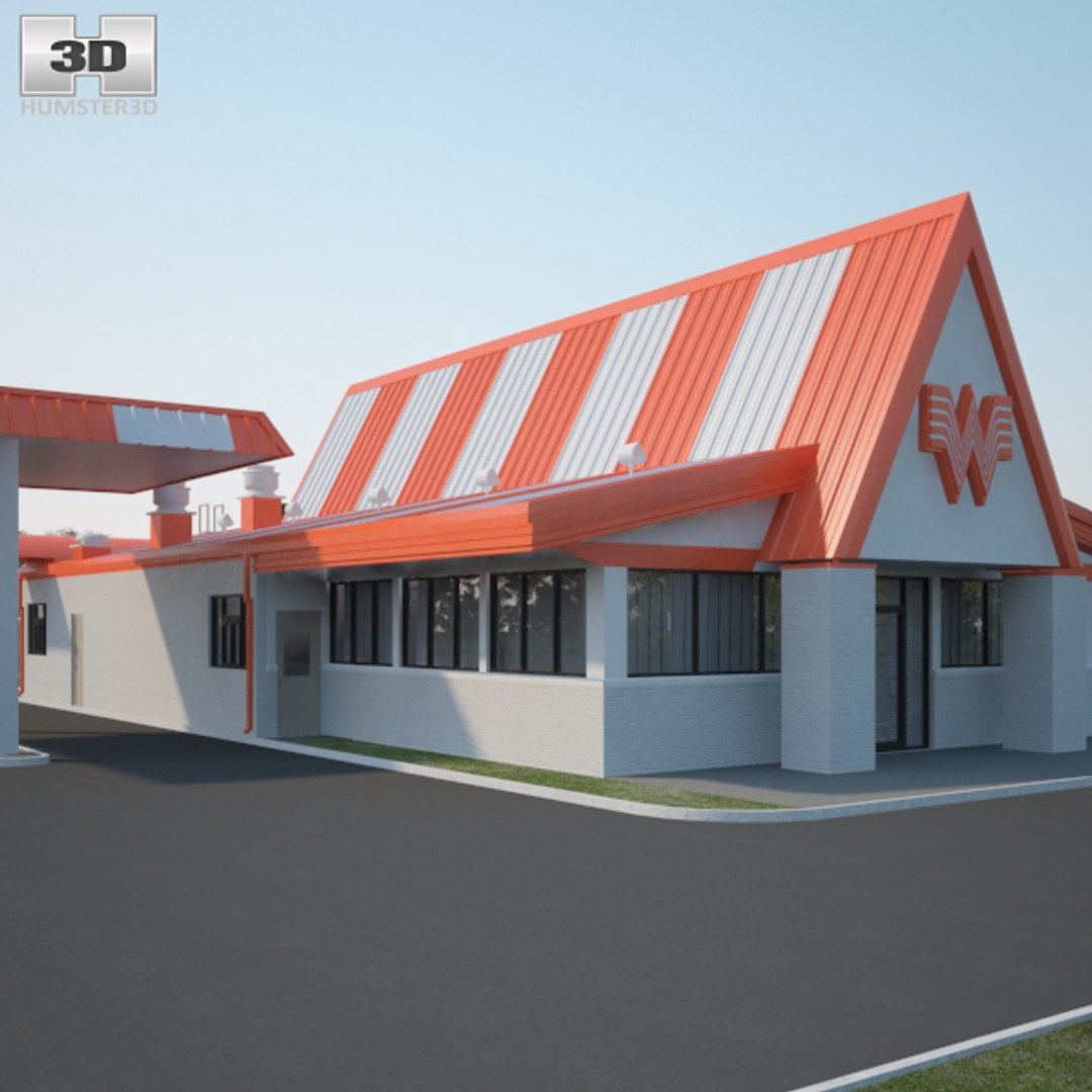3D model whataburger restaurant - TurboSquid 1264928