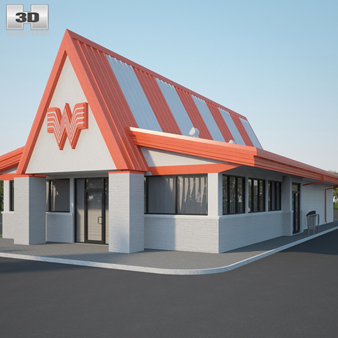 3D model whataburger restaurant - TurboSquid 1264928