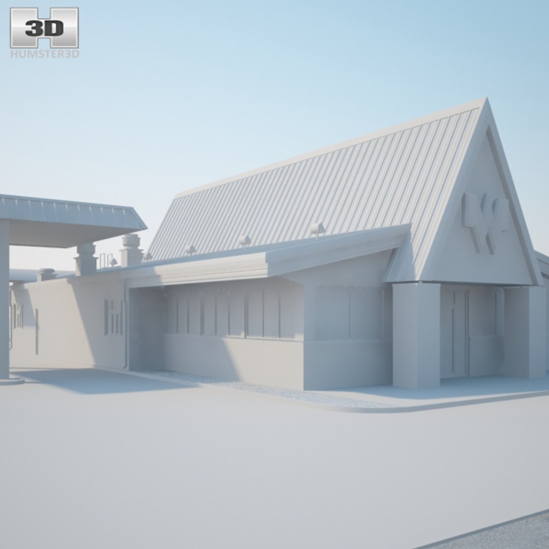 3D model whataburger restaurant - TurboSquid 1264928