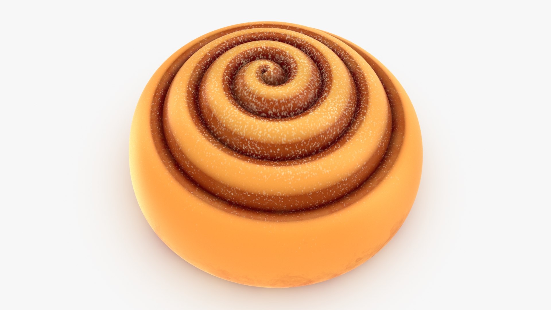 3D Cinnamon Roll Cartoon model - TurboSquid 1899579