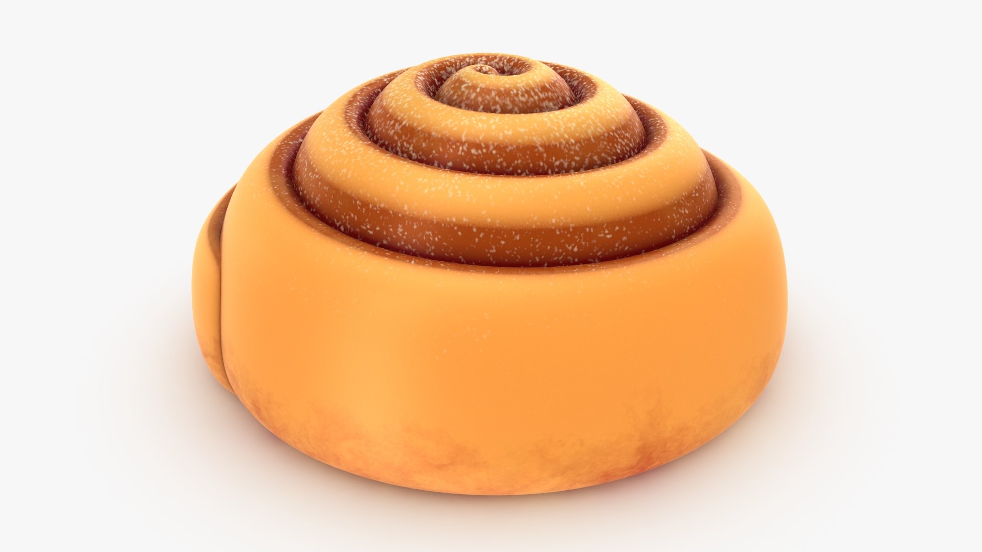 3D Cinnamon Roll Cartoon model - TurboSquid 1899579