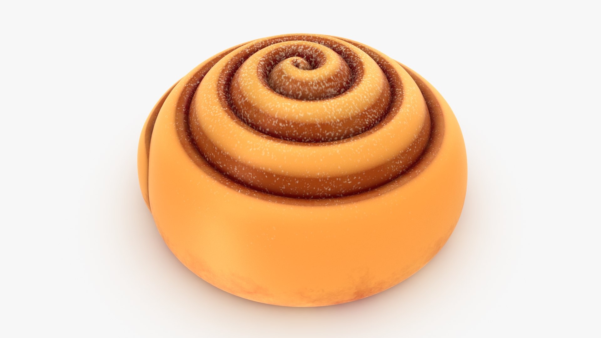 3D Cinnamon Roll Cartoon Model - TurboSquid 1899579