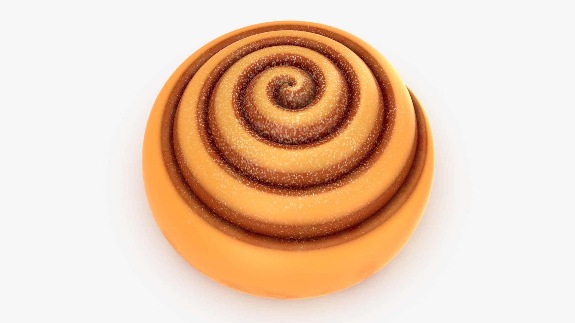 3D Cinnamon Roll Cartoon model - TurboSquid 1899579