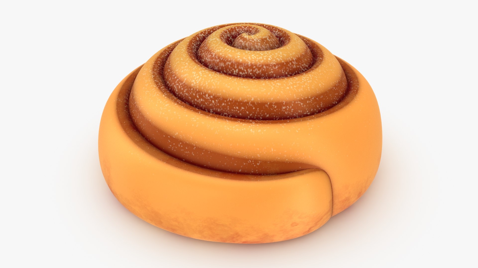 3D Cinnamon Roll Cartoon model - TurboSquid 1899579