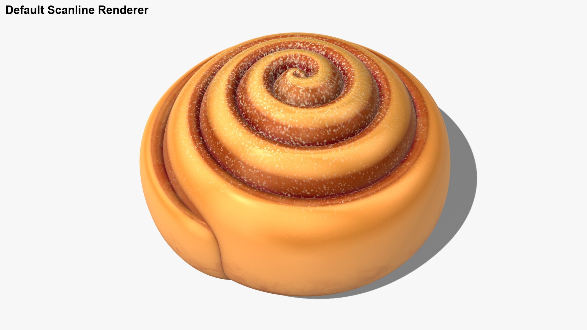 3D Cinnamon Roll Cartoon model - TurboSquid 1899579