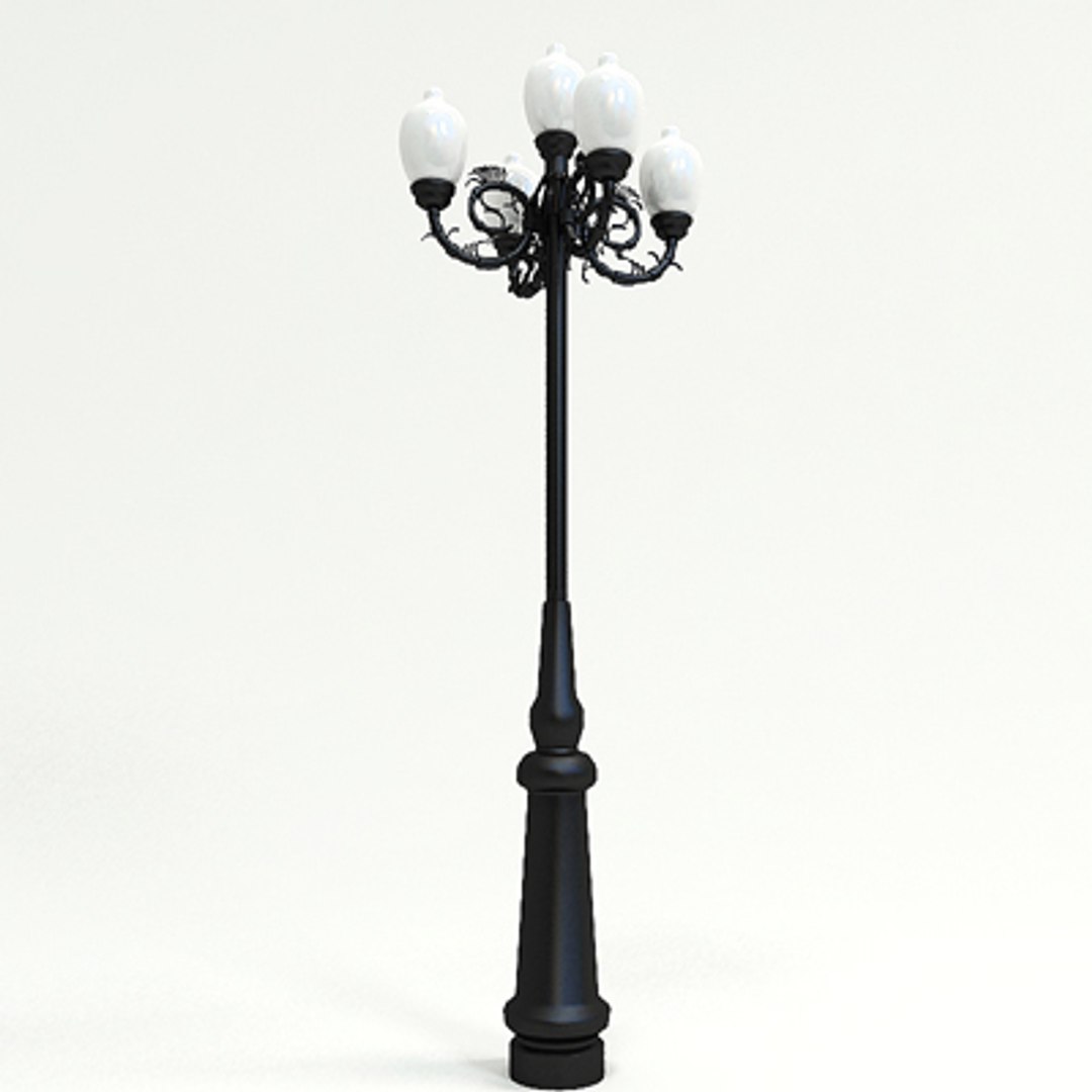 3d Street Light Streetlights Model