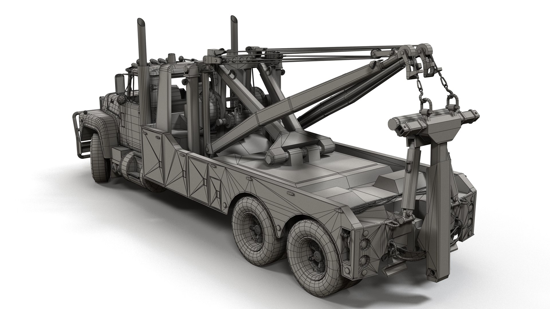 Mack r wrecker pbr 3D - TurboSquid 1613386