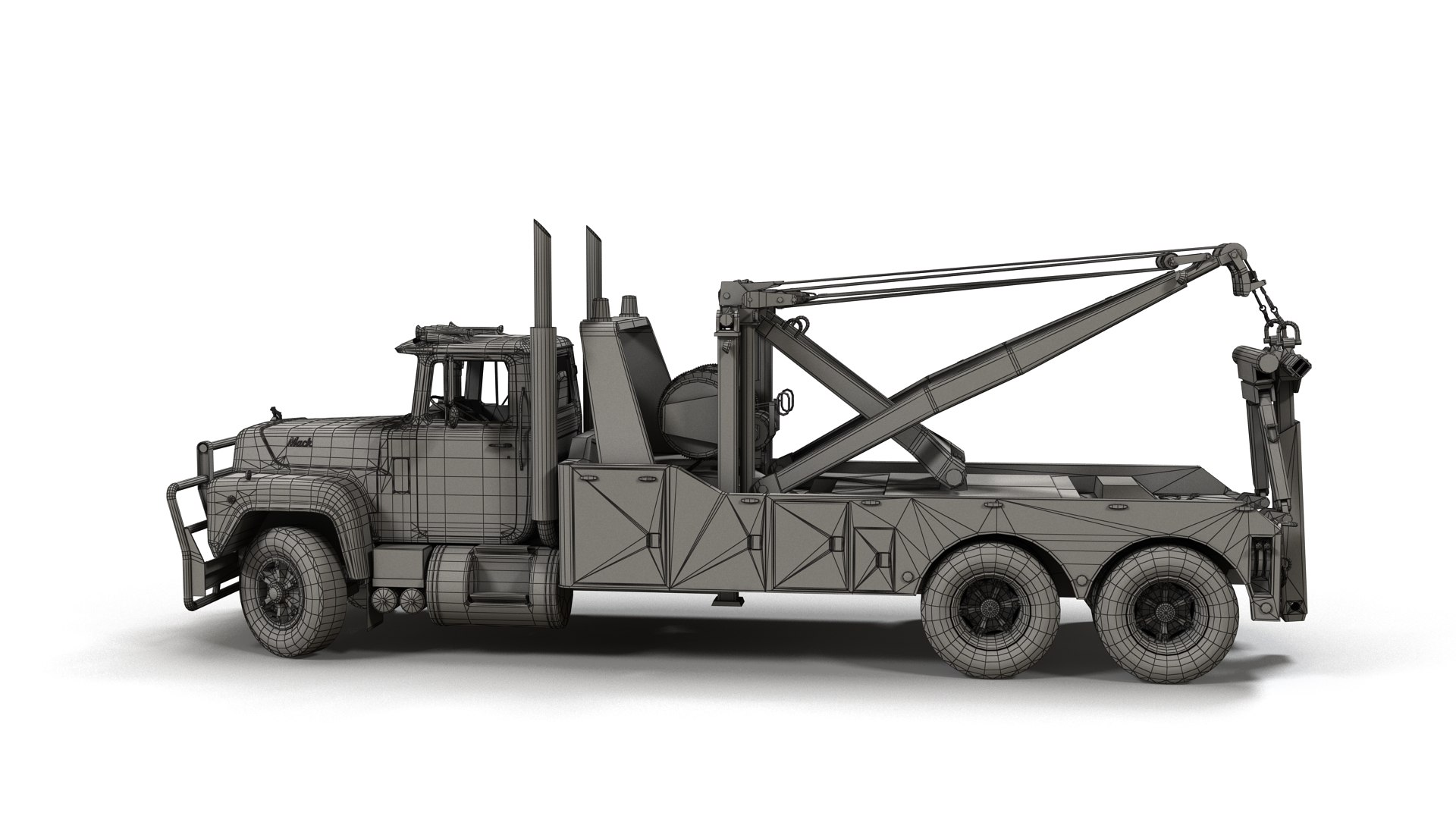 Mack r wrecker pbr 3D - TurboSquid 1613386