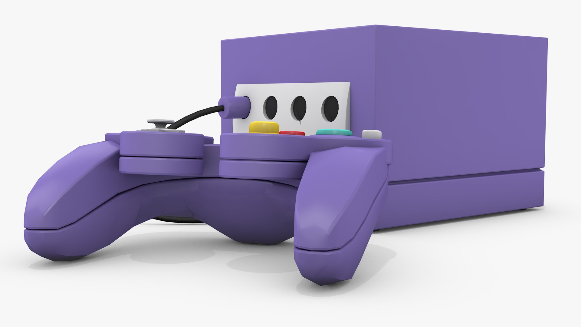 Cube Console Model - TurboSquid 1441929