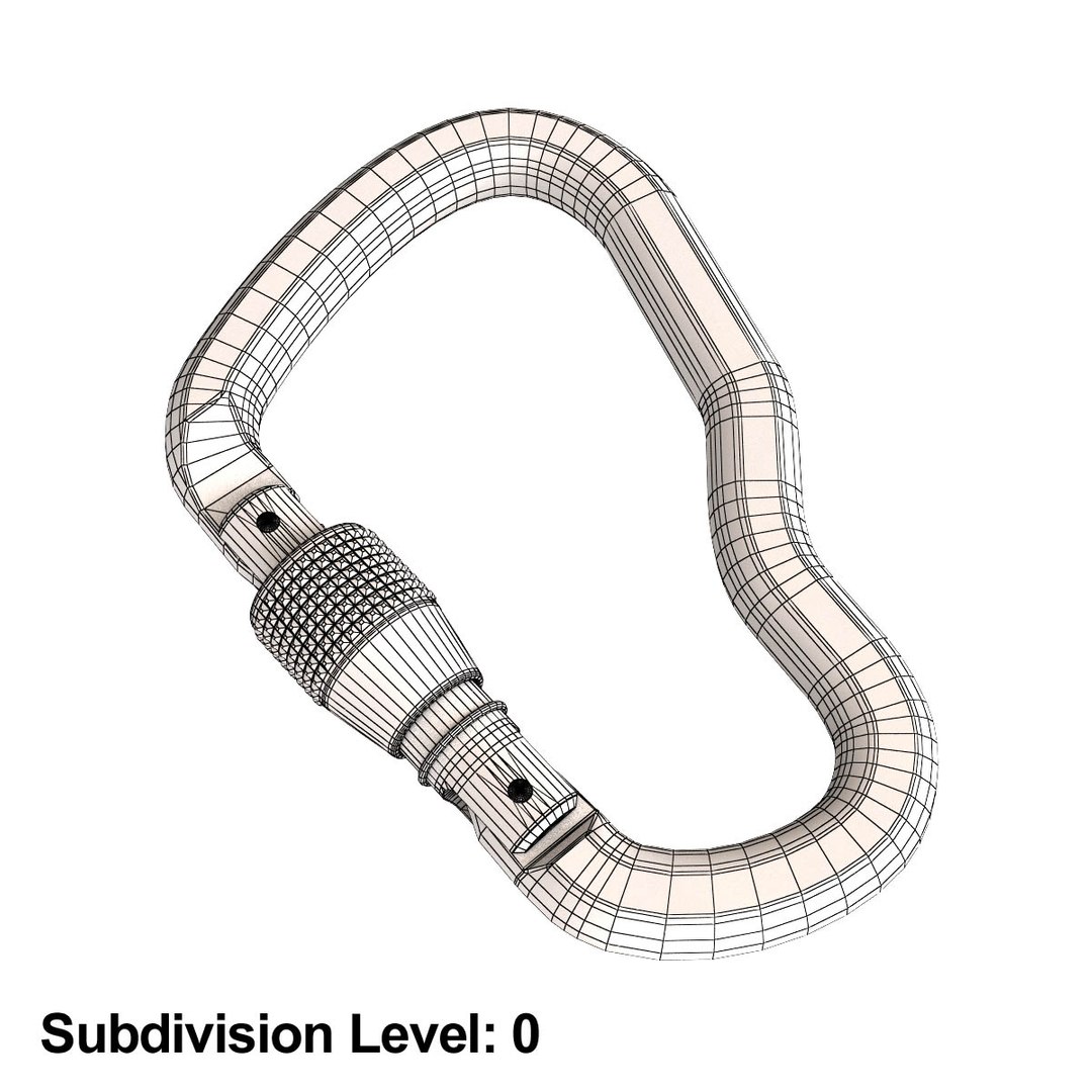3d 3ds Carabiner Hook