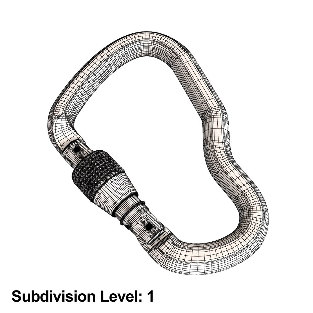 3d 3ds Carabiner Hook