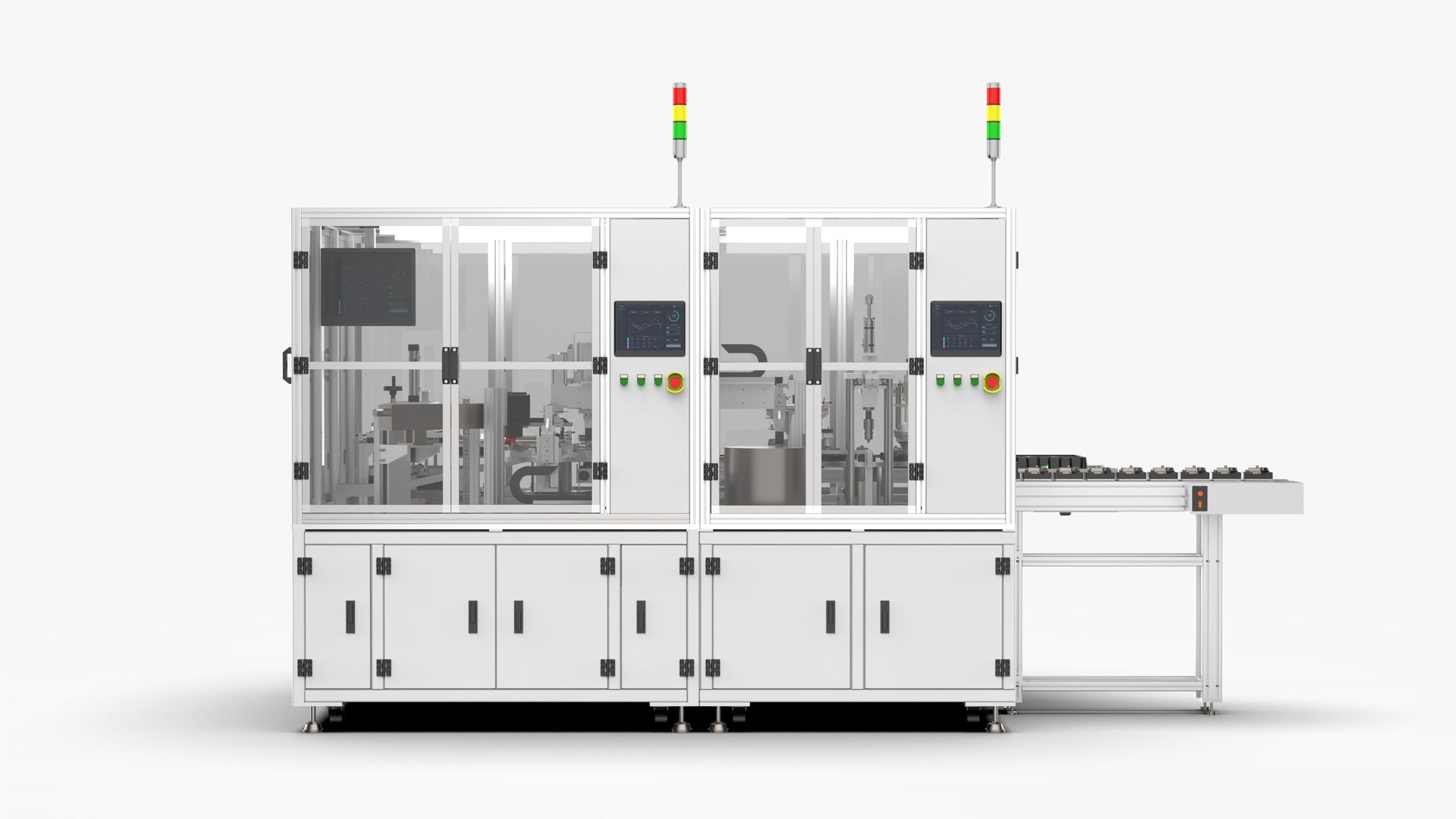 Automatic Gearbox And Fan Assembly Machine 3D Model - TurboSquid 2311131