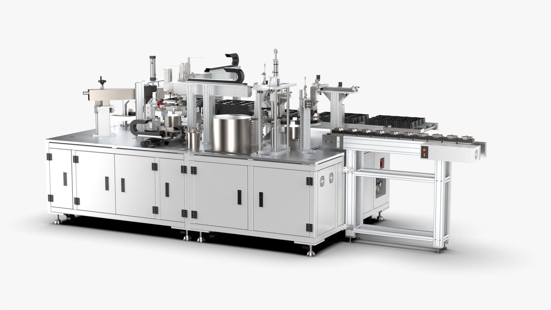 Automatic Gearbox And Fan Assembly Machine 3D Model - TurboSquid 2311131