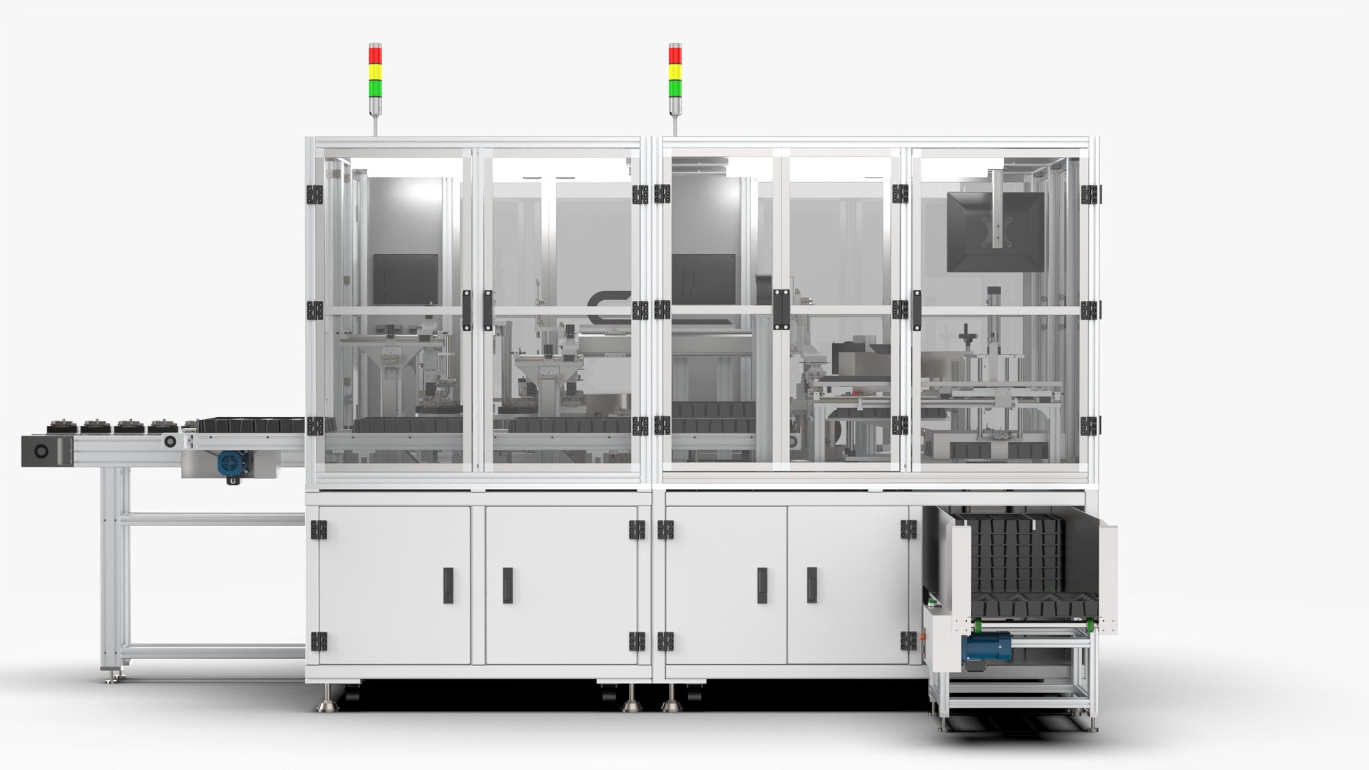 Automatic Gearbox And Fan Assembly Machine 3D Model - TurboSquid 2311131