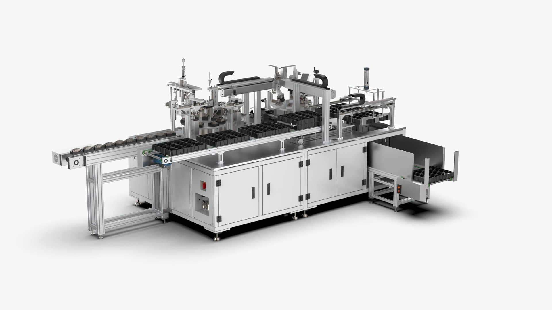 Automatic Gearbox And Fan Assembly Machine 3D Model - TurboSquid 2311131