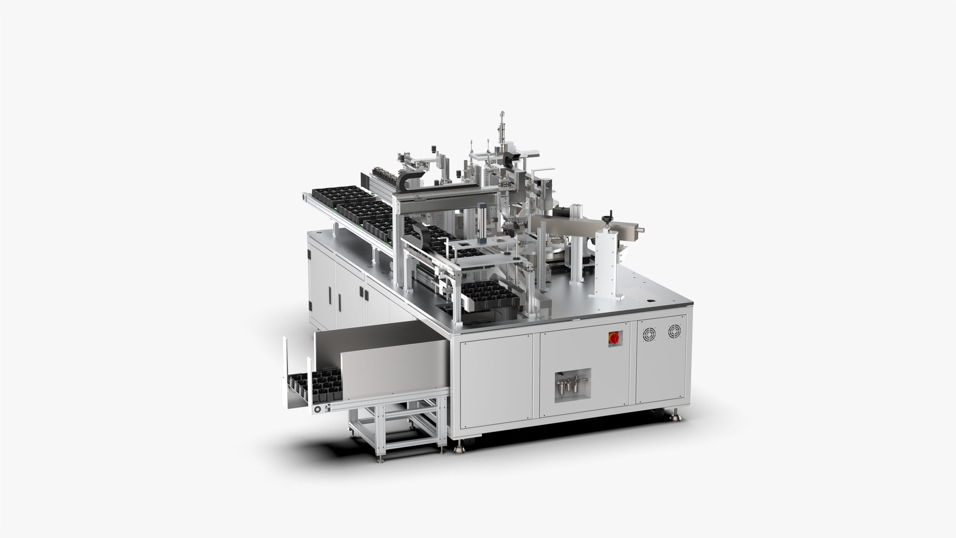 Automatic Gearbox And Fan Assembly Machine 3D Model - TurboSquid 2311131