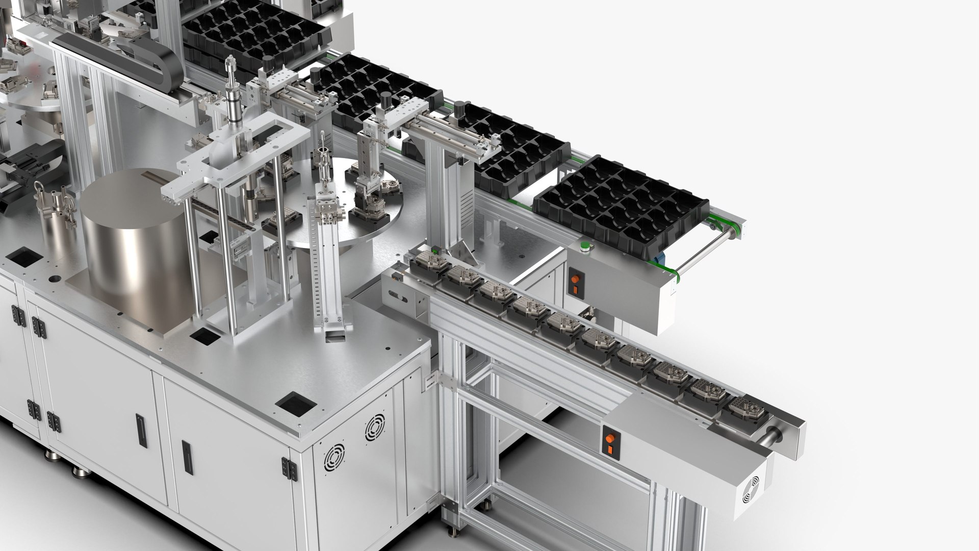 Automatic Gearbox And Fan Assembly Machine 3D Model - TurboSquid 2311131