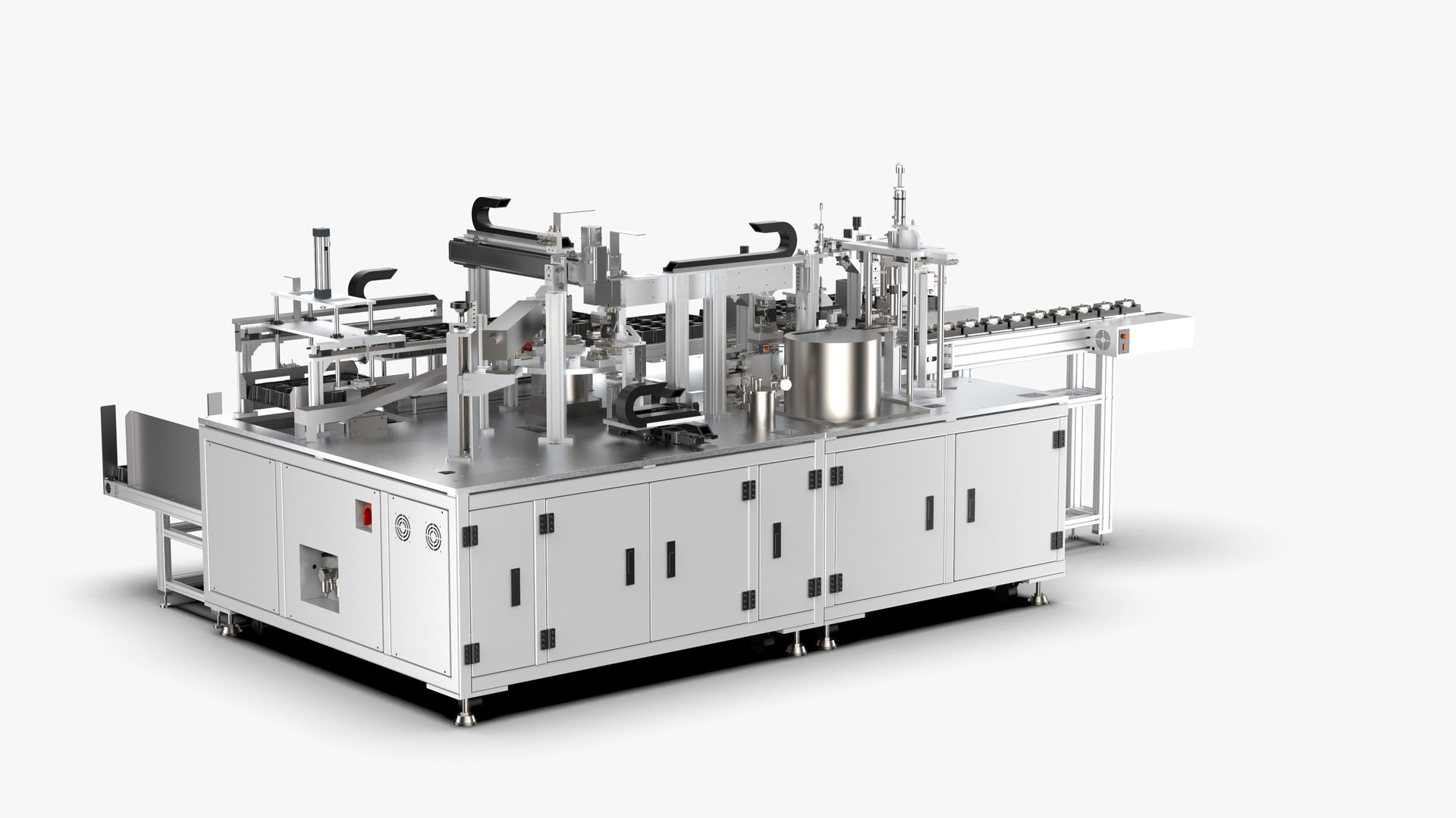 Automatic Gearbox And Fan Assembly Machine 3D Model - TurboSquid 2311131