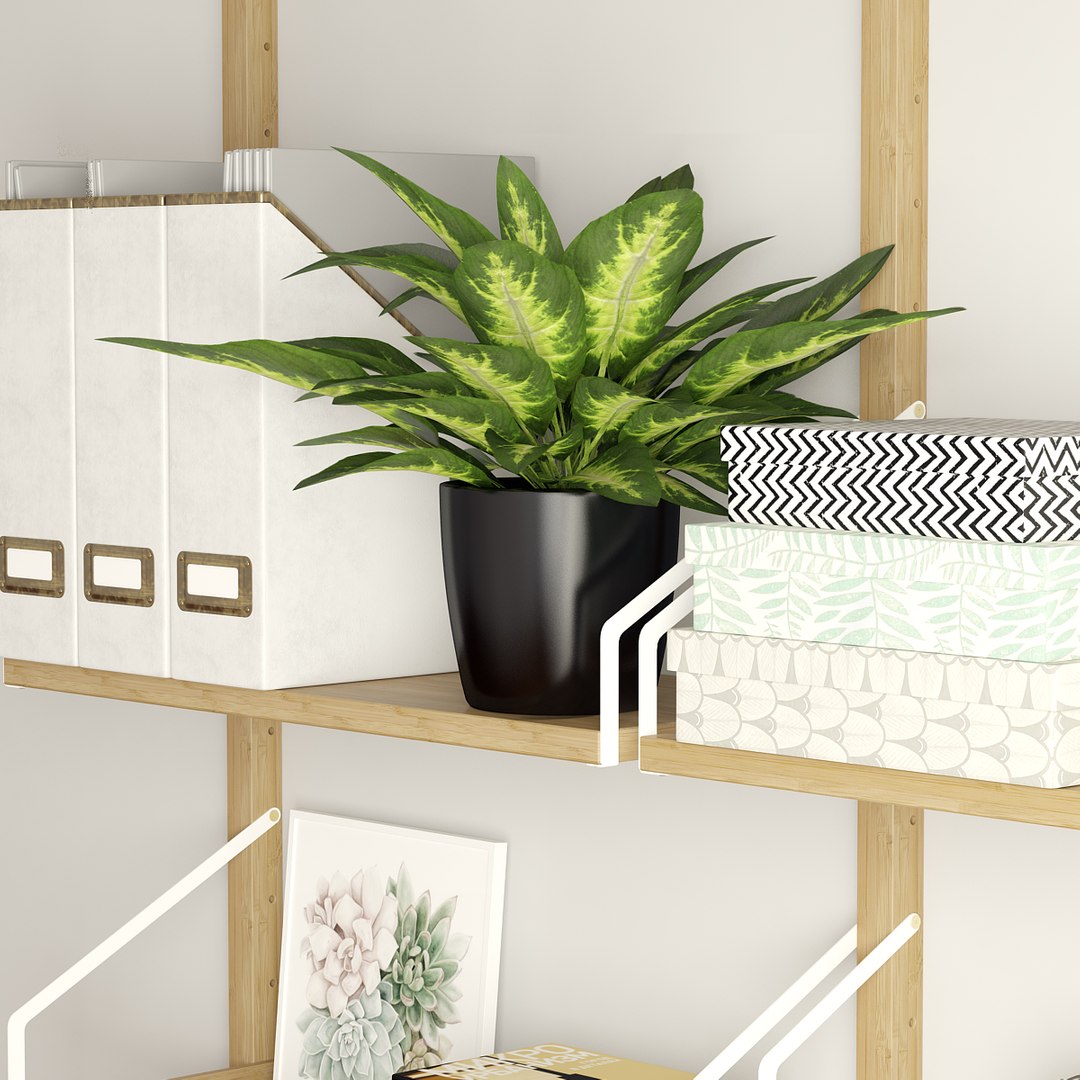 Decor Shelf Drawers 3D Model - TurboSquid 1156776