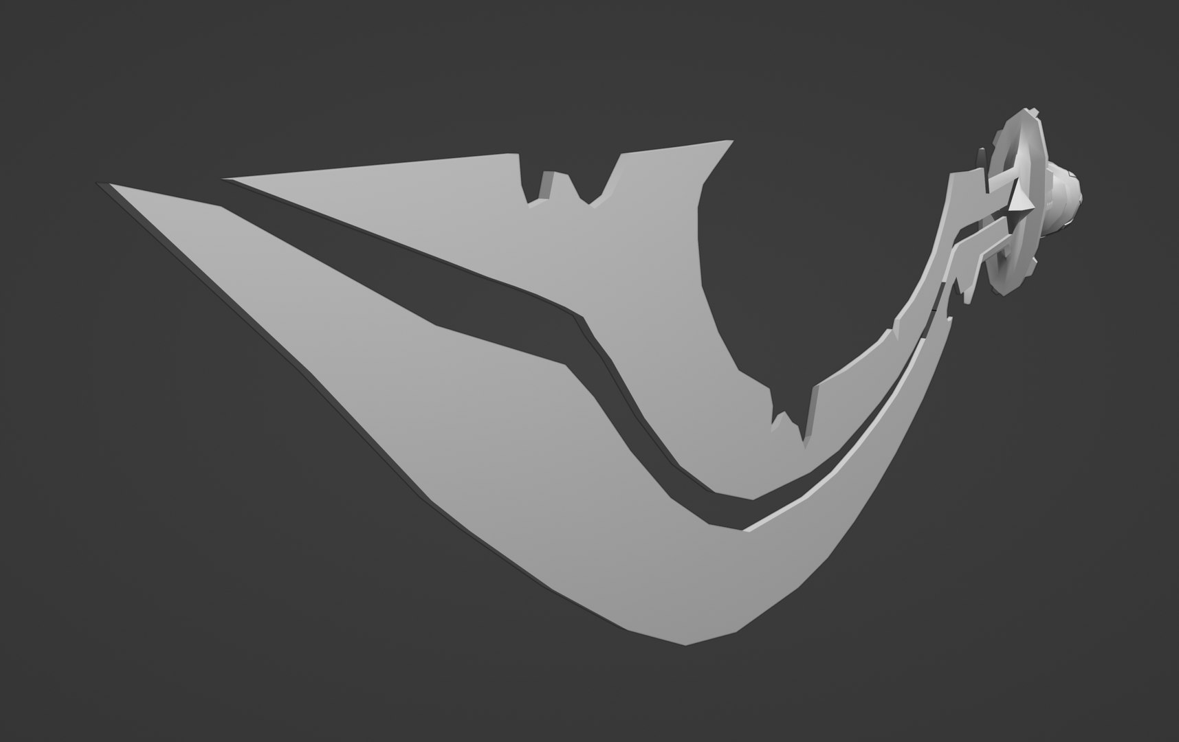Curved Fantasy Sword 3D - TurboSquid 2314434