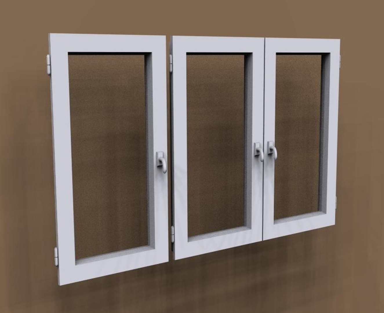 3d model window