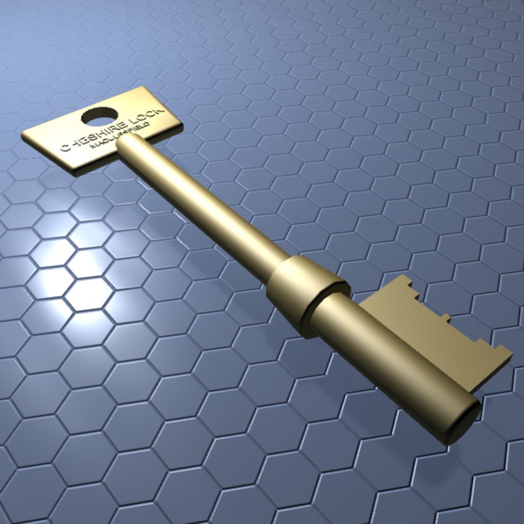 3d Model Of Mortice Key