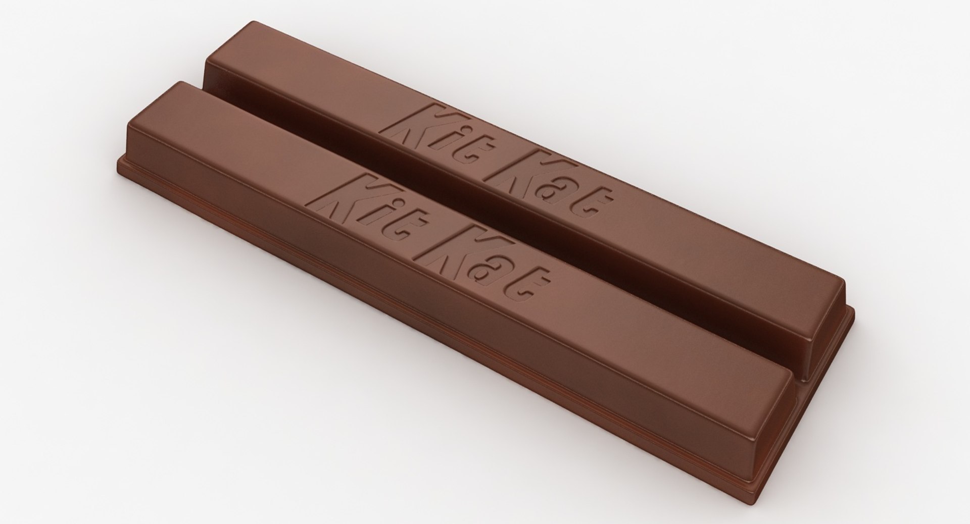 realistic kit kat set 3d model