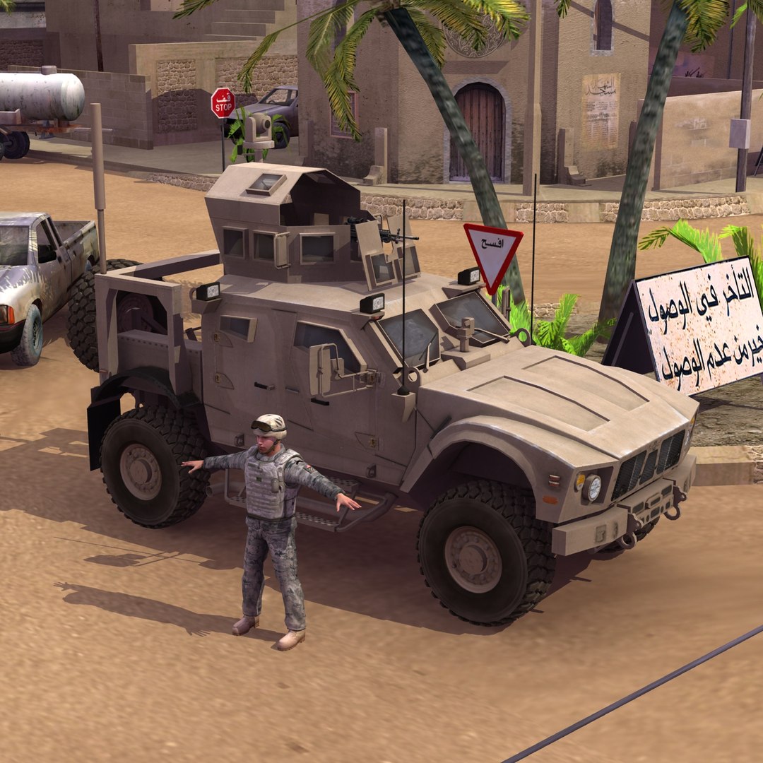 3d Matv Vehicle Army Model